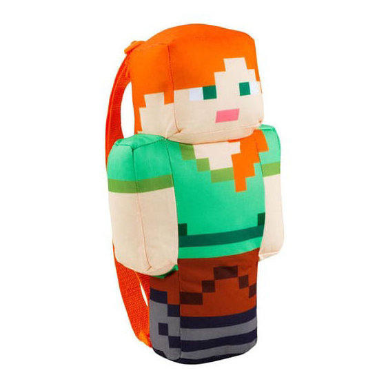 Ruksak Minecraft Alex plišani 30cm - dabas.hr