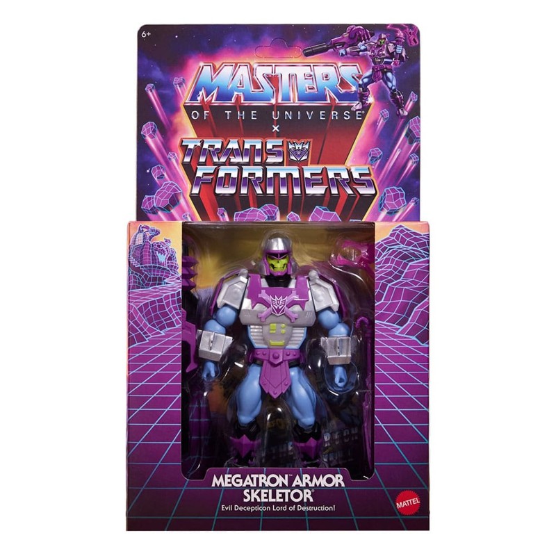 Masters of the Universe x Transformers Megatron Armor Skeletor 14cm ...